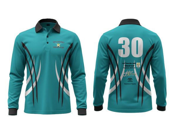 Esk & District Cricket - Long Sleeve Playing Shirt – Blue Dogs Sports